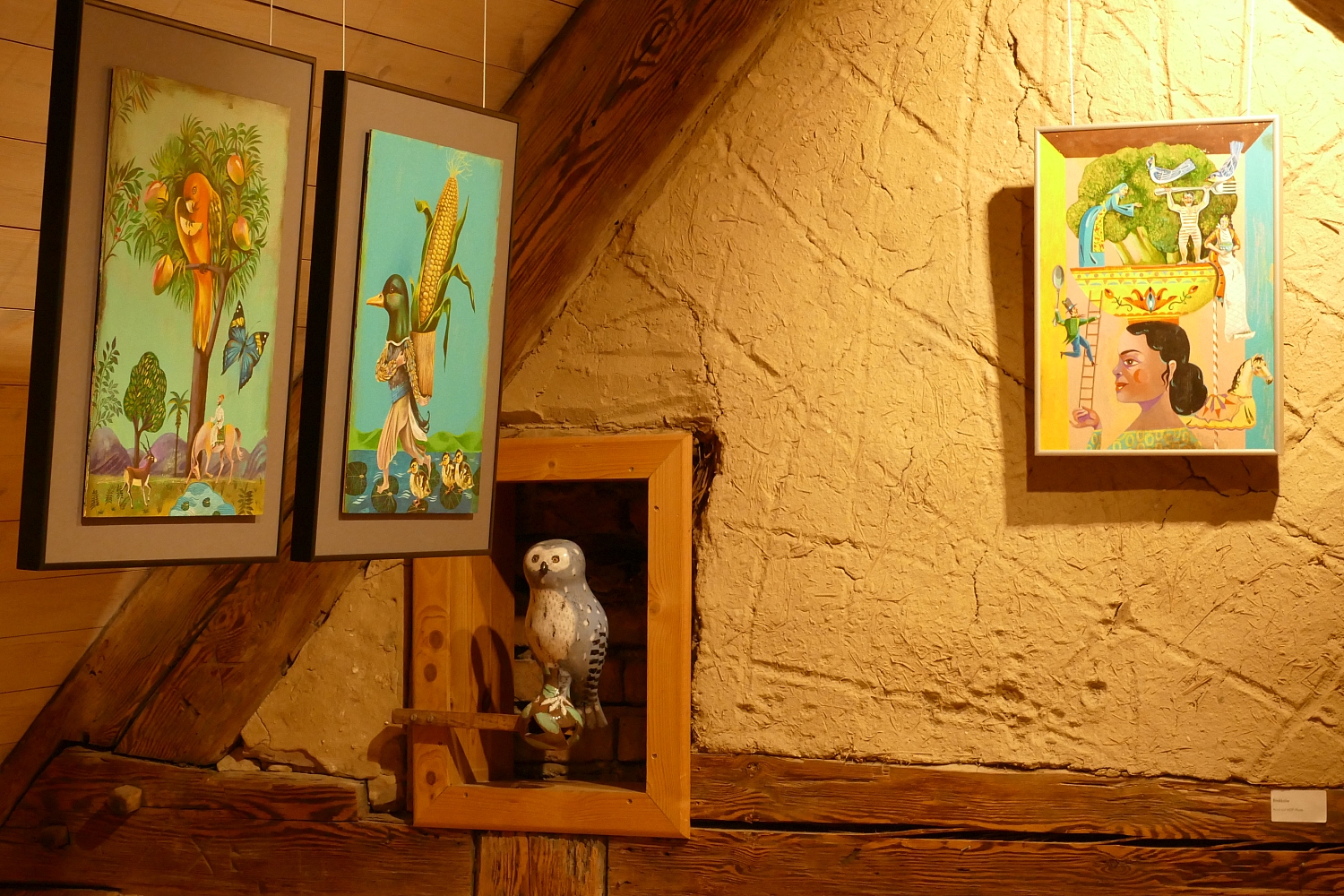 Finissage: Ein letztes Mal durch den magischen Bildergarten des Olaf Hajek