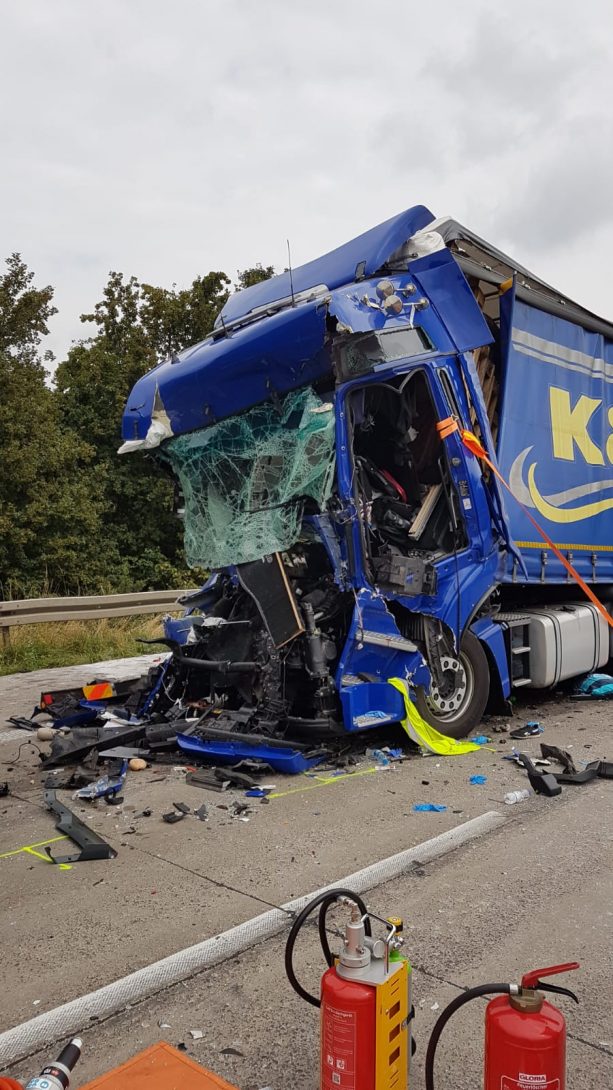 Unfall A2 Burg Heute