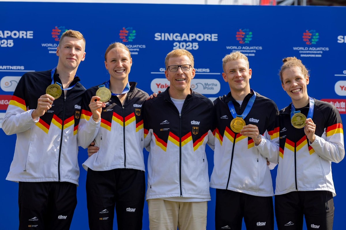 Schwimmweltmeisterschaften in Singapur: Goldmedaillenregen für Sachsen ...