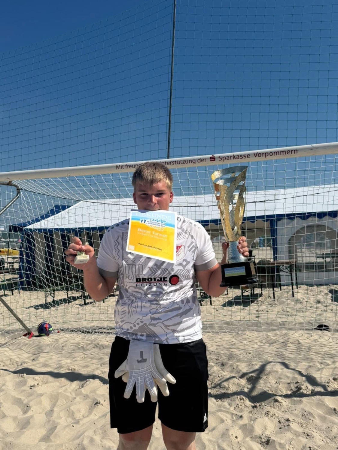 Kablow-Ziegelei: Keeper Leonard Schulze und Torjäger Fynn Müller glänzen in Karlshagen – Merkur ...