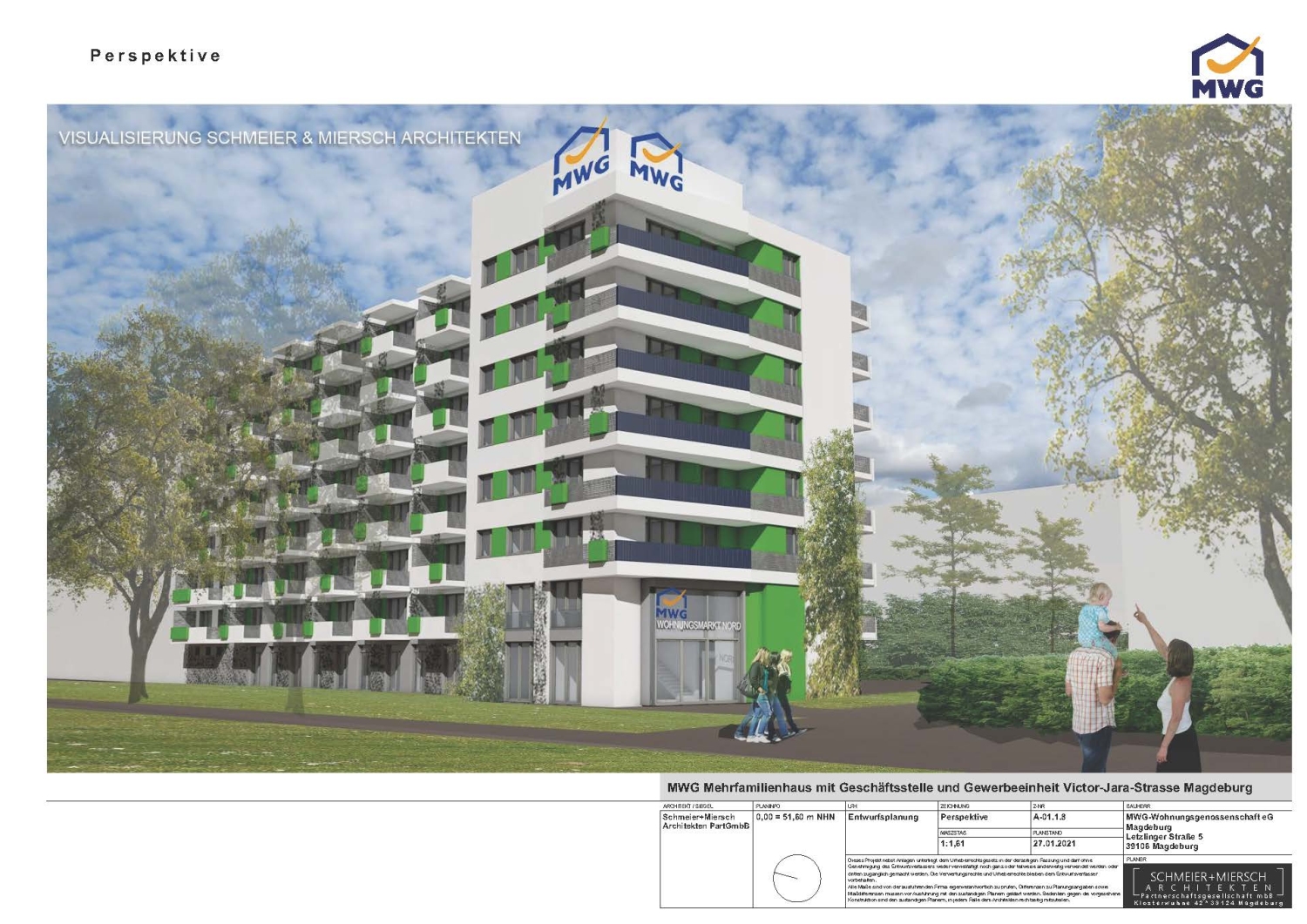 MWG startet Wohnungsneubau in Nord