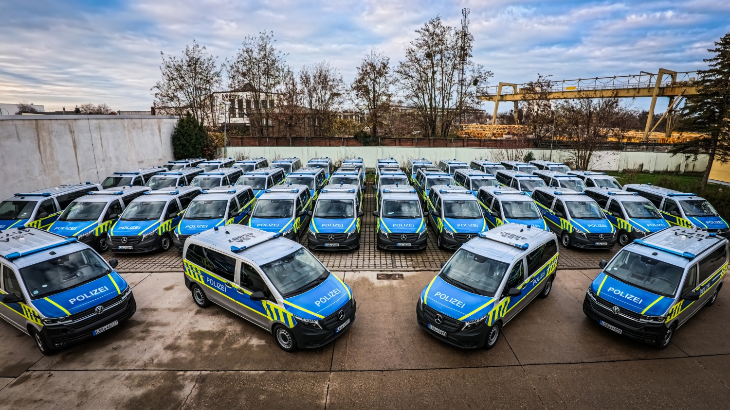 40 neue Fahrzeuge für die Landespolizei